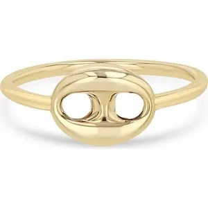 Zoe Chicco 14k Gold Mariner Link Ring - 14k Yellow Gold