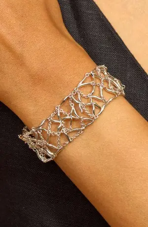 LUCY QUARTERMAINE Web Bracelet