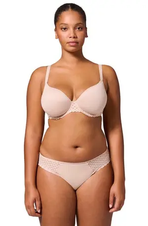 Simone Perele Subtile Bikini Bottom - Peau Rose