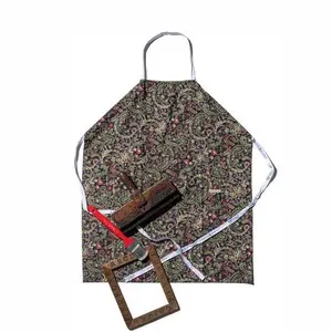 PUEBCO Handprinted Adult Apron - Paisley