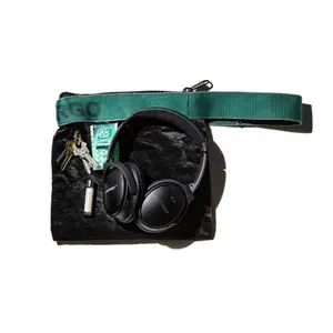 PUEBCO Vintage Sling Belt Pouch - Black X Green