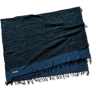 PUEBCO Handloomed Recycle Yarn Rug - Blue