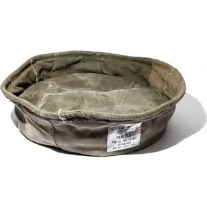 PUEBCO Vintage Tent Fabric Pet Bed - Olive