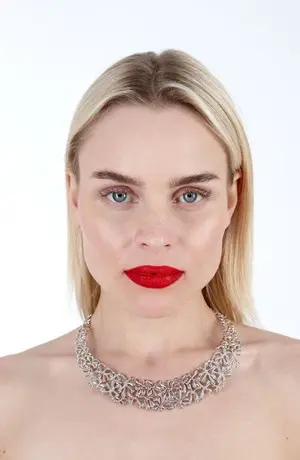 LUCY QUARTERMAINE Multi Splash Necklace - Sterling Silver