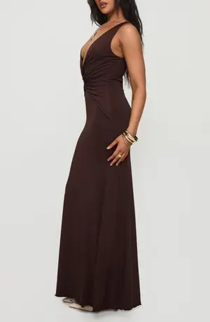 Princess Polly Frederica Plunge Maxi Dress