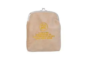 PUEBCO Velvet Frame Pouch - Beige