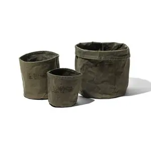 PUEBCO Canvas Pot Cover - Olive