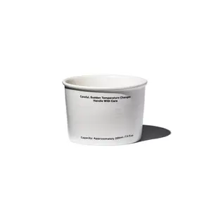 PUEBCO Not Paper Cup / Ice Cream - White