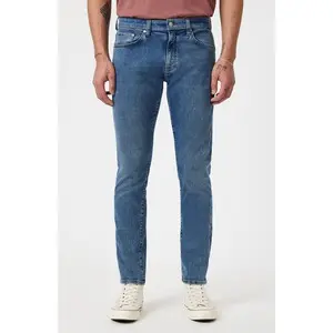MAVI Marcus Slim Straight Leg Jeans - Light Brushed Selvedge