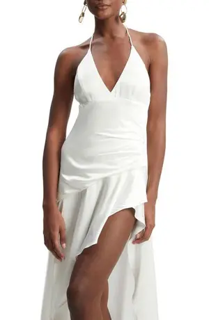 Bardot Sorella Jersey Halter Dress