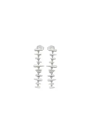 LUCY QUARTERMAINE Shard Drop Earrings - Sterling Silver