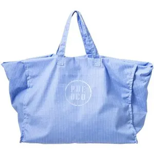 PUEBCO Shirt Fabric Tote - Light Blue