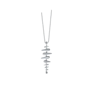 LUCY QUARTERMAINE Shard Pendant Necklace - Sterling Silver