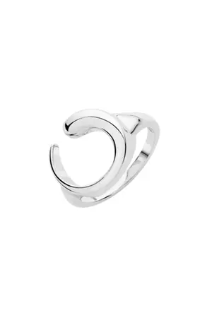 LUCY QUARTERMAINE Luna Statement Ring - Sterling Silver