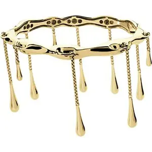 LUCY QUARTERMAINE Drop Bangle - Gold Vermeil