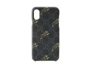 Gucci Soft Gg Supreme Tigers Iphone X/xs Case - Black