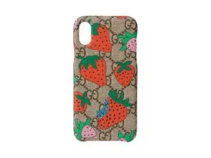 Gucci Strawberry Iphone X/xs Case - Beige