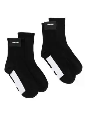 TEAM WANG DESIGN The Original Crew Socks - Black