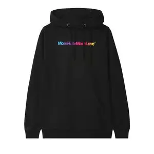ANTI SOCIAL SOCIAL CLUB More Hate More Love Hoodie - Black