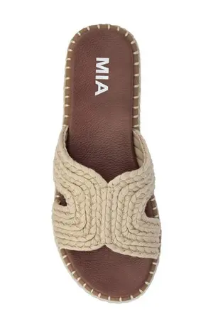 Mia Sirah Platform Slide Sandal