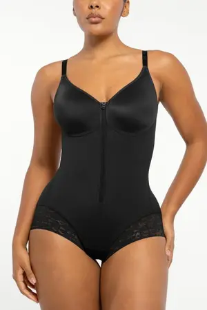 SHAPELLX Airslim Hourglass Full Body Shaper - Onyx Black