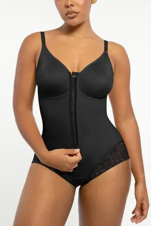 SHAPELLX Airslim Hourglass Full Body Shaper - Onyx Black