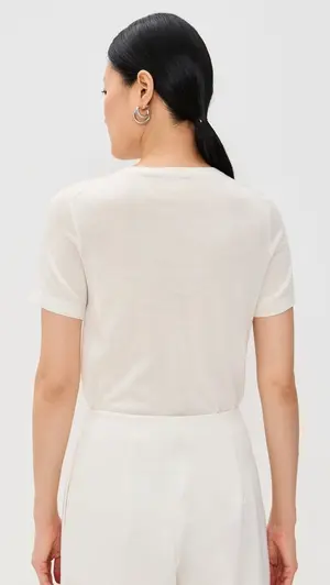 Theory Basic Tee - New Ivory