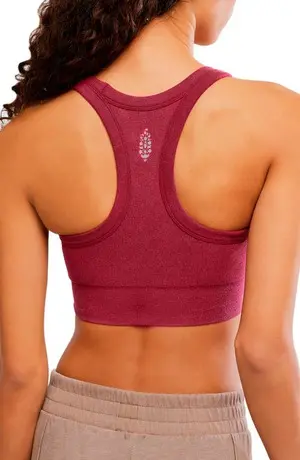 Free People Go To Sports Bra - Washed Brick
