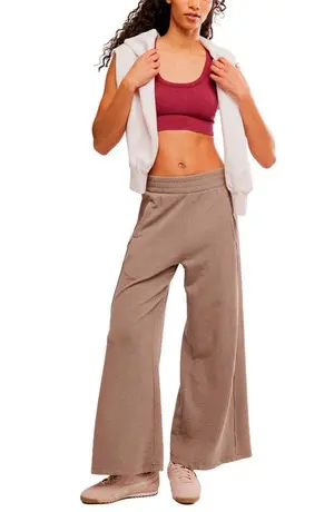 Free People Go To Sports Bra - Washed Brick