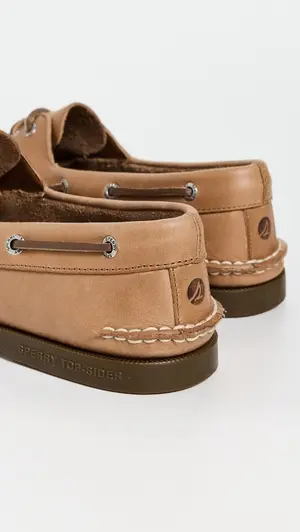 Sperry Authentic Original 2 Eye Leather Boat Shoes - Royal Brown