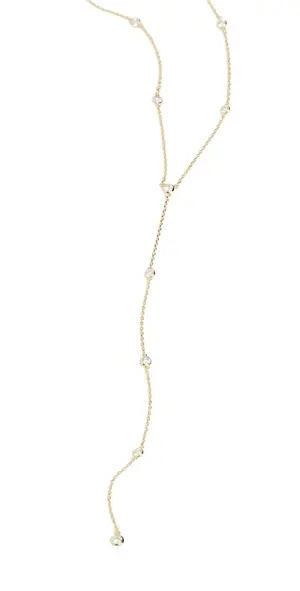 Shashi Emily Lariat Necklace - Gold