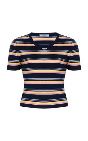 Prada Ribbed T-shirts For Women