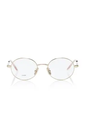 Loewe Round-frame Metal Eyeglasses - Gold