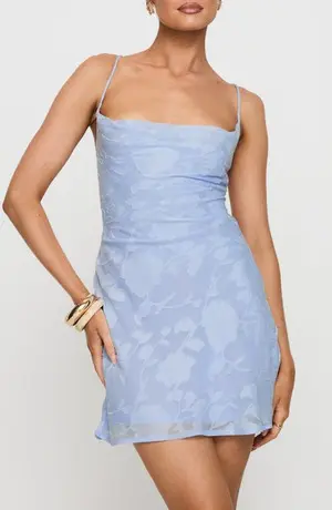 Princess Polly Celena Floral Burnout Mini Dress