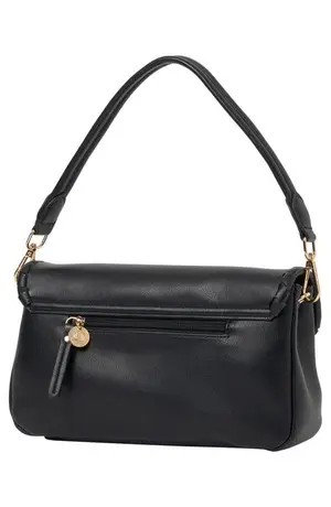 URBAN ORIGINALS Misty Vegan Leather Shoulder Bag - Black