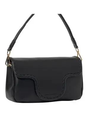 URBAN ORIGINALS Misty Vegan Leather Shoulder Bag - Black