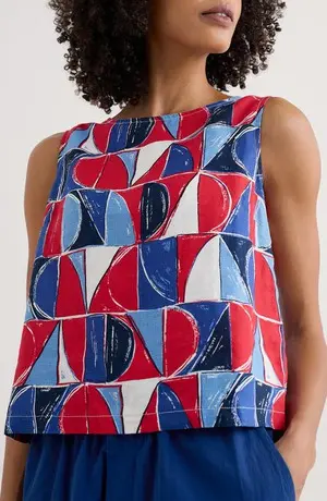 Geometric Print Camis Tanks For Women