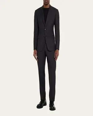 Giorgio Armani Pinpoint Twill Suit