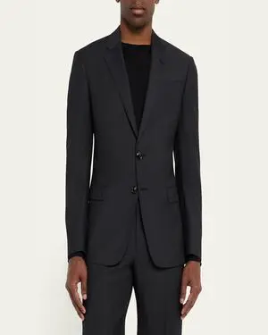Giorgio Armani Pinpoint Twill Suit
