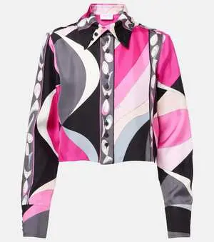 Emilio Pucci Pesci Silk Twill Shirt - Multicoloured