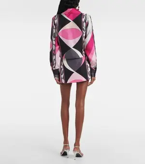 Emilio Pucci Pesci Silk Twill Shirt