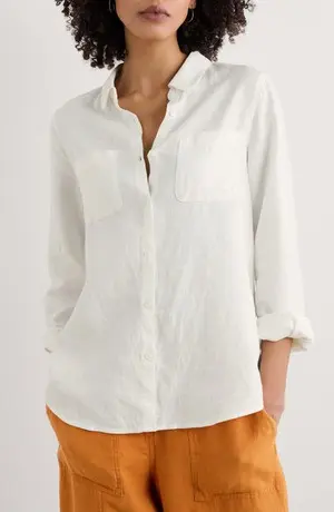 SEASALT CORNWALL Hazel Branch Linen Shirt