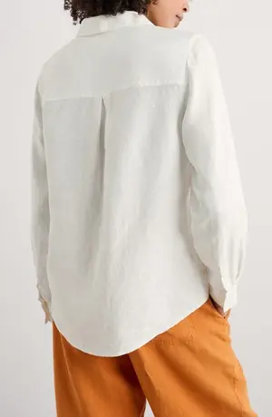 SEASALT CORNWALL Hazel Branch Linen Shirt