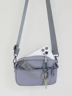 AUGUSTNOA Fanny Pack Crossbody Bag - Blue