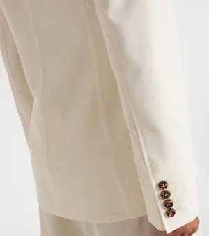 Max Mara Single-breasted Cotton Blazer