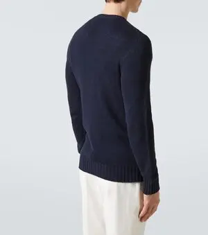 Thom Sweeney Silk Sweater - Blue