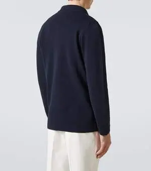 Thom Sweeney Knitted Cotton Crêpe Blazer
