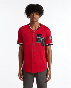 ECKO UNLTD. Southpaw Button Front Top - True Red
