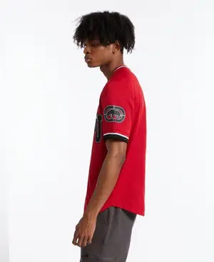 ECKO UNLTD. Southpaw Button Front Top - True Red