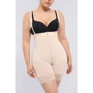 SHAPELLX Firm Compression Bodysuit Shaper - Beige